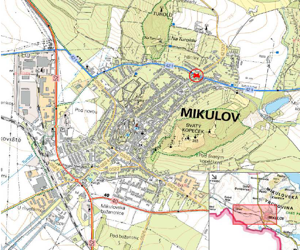 II/414, III/42120, MK - Mikulov, OK Pavlovská | Správa a údržba silnic ...